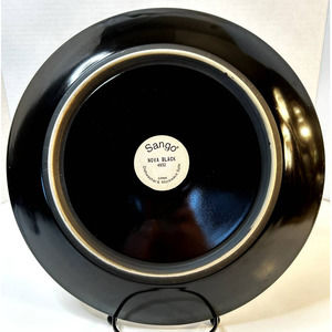 Sango | Dining | Sango Nova Black 4932 Individual 75 Stoneware Dinner ...